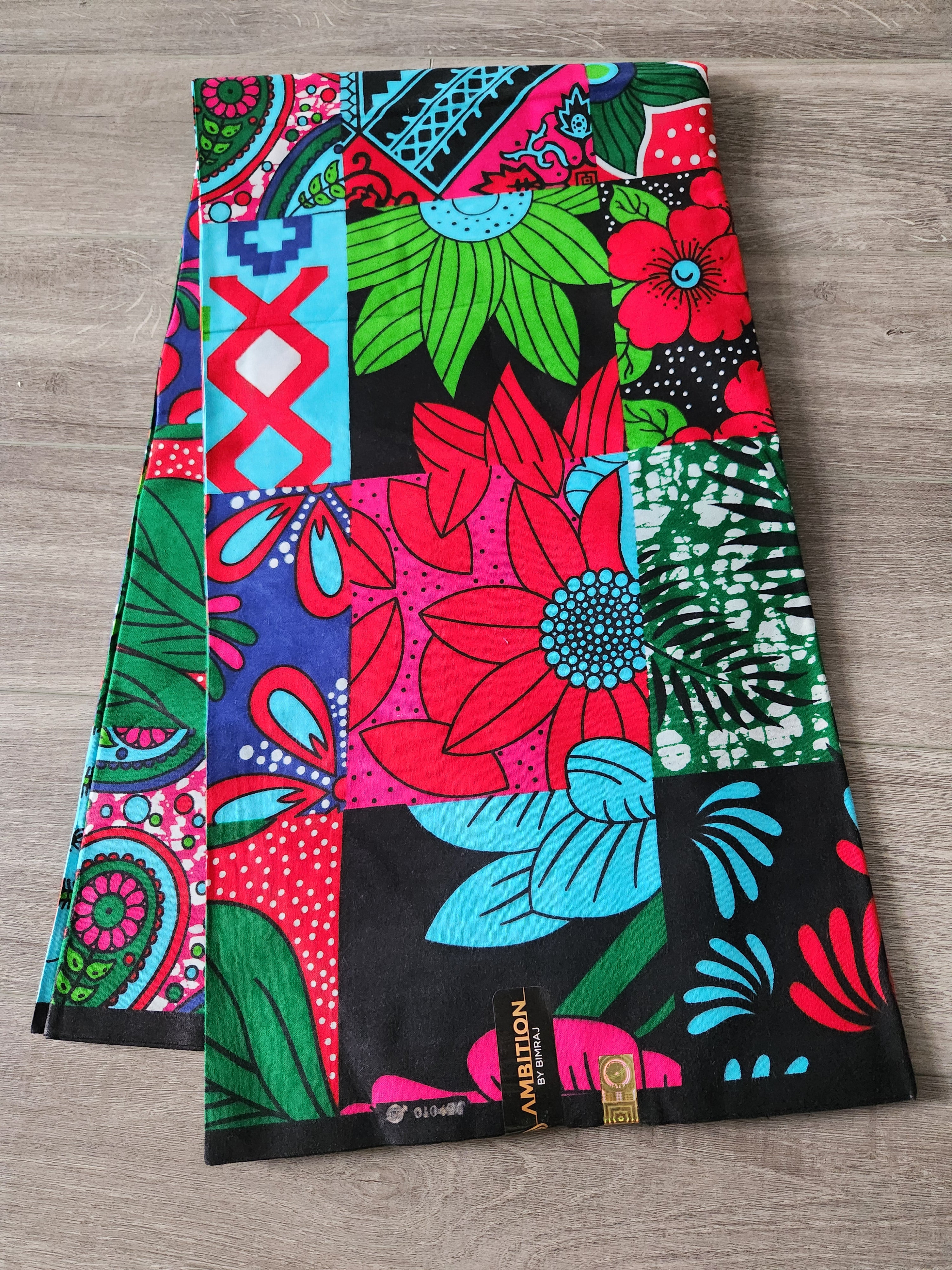 Patchwork African Print Fabric, Ankara Fabric AF59 – Afrique Clothing store