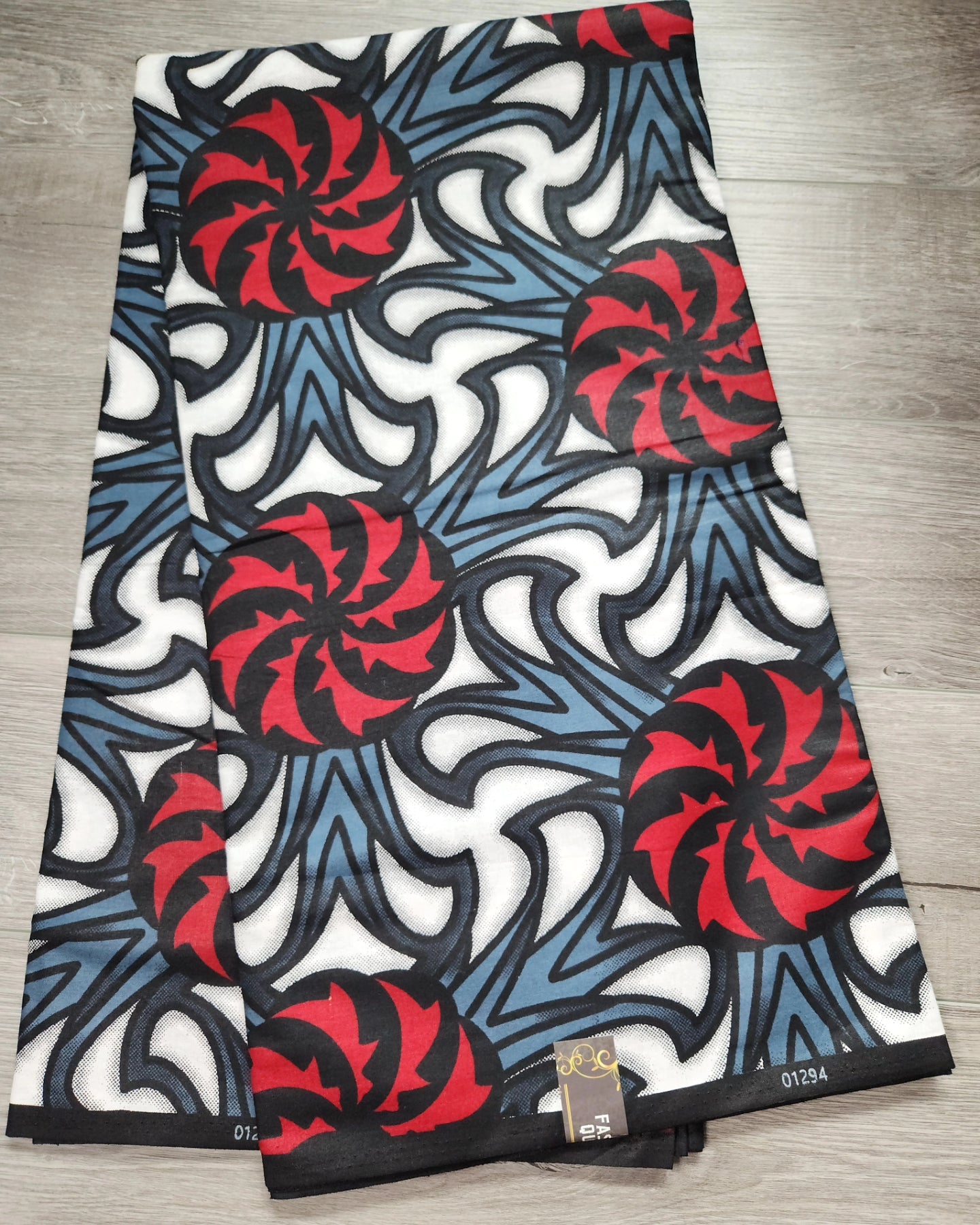 Black and Red African Print Fabric, Ankara Fabric – Afrique Clothing store