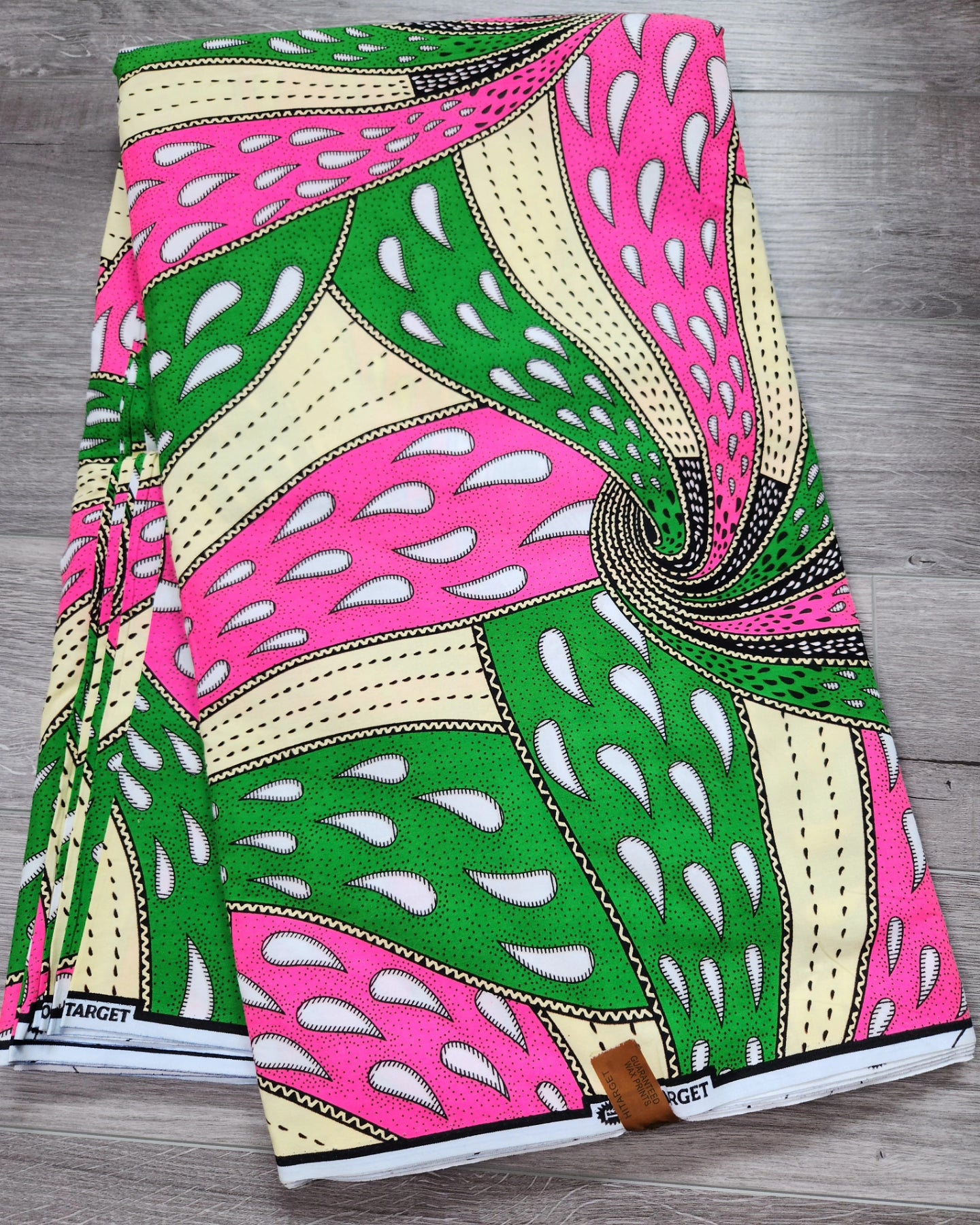 Pink and Green African Print Fabric, Ankara Fabric – Afrique Clothing store